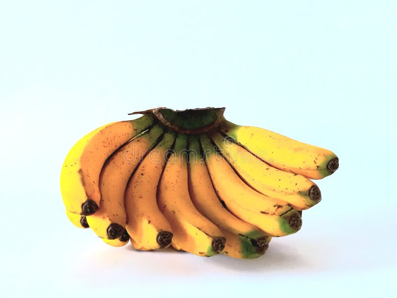 One Pack of Bananas with Clear with Background Stock Photo - Image of ...