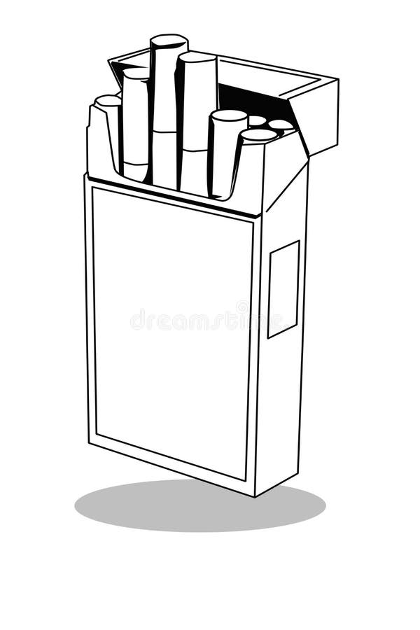 Cigarette Box Drawing