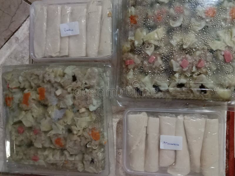 One Package of Dim Sum for Lunch Stock Photo - Image of package, lunch ...