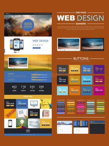 One Page Design Stock Illustrations – 28,234 One Page Design Stock ...