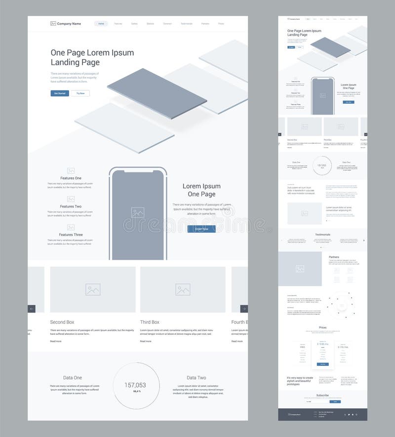 Modern Responsive Design. Ux Ui Website. Landing Page Wireframe Design ... Modern Responsive Design. Ux Ui Website. Landing Page Wireframe Design ...