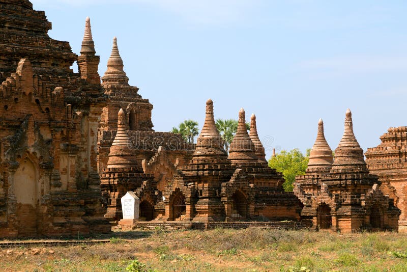 One of the Pagoda Fields in Bagan Stock Photo - Image of destination ...