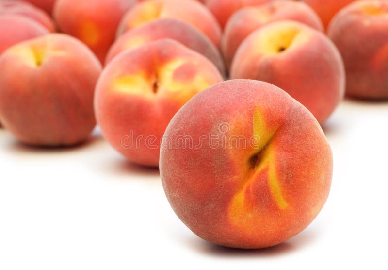 Peach isolated stock image. Image of diet, juicy, healthy - 3014945