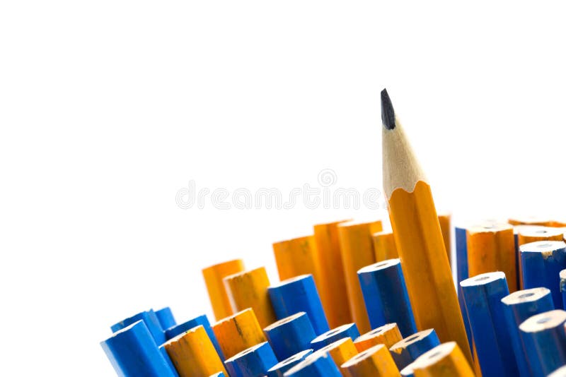 One Pencil among Many Pencil Stock Image - Image of sharp, pastel: 60427231