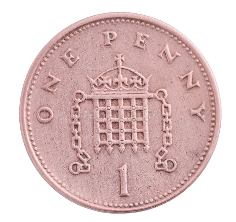 One penny coin stock photo. Image of copper, macro, closeup - 10525416