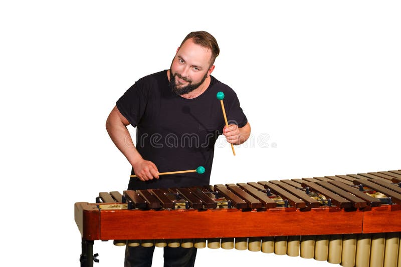 One percussion player stock photo. Image of entertainment - 73707838