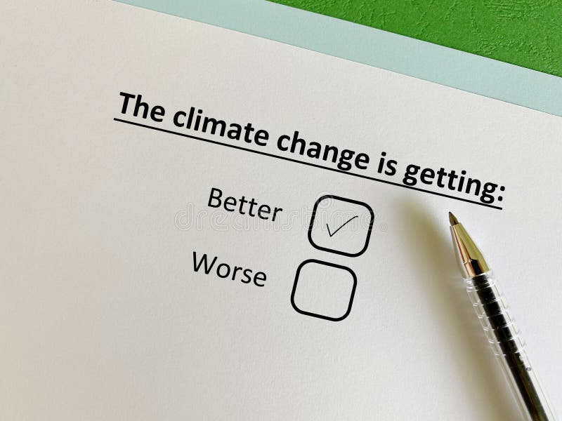 Questions about Climate Change Stock Image - Image of stressed, climate ...