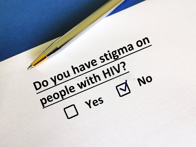 Questionnaire about stigma stock image. Image of immunity - 207929483