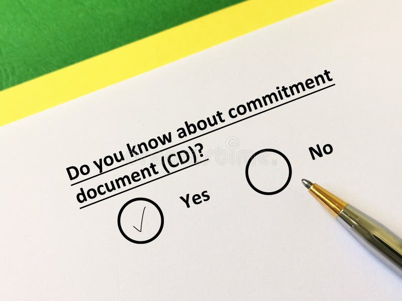 Questionnaire about Procurement Stock Photo - Image of commitment ...