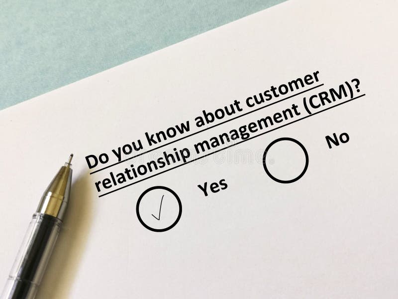 Questionnaire about Procurement Stock Photo - Image of concern ...