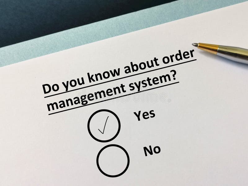 Questionnaire about Procurement Stock Photo - Image of system, aware ...