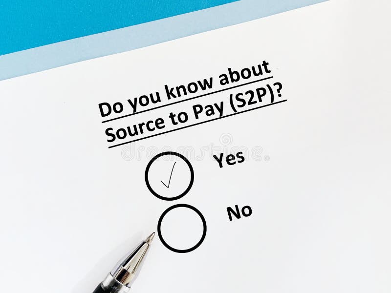 Questionnaire about Procurement Stock Photo - Image of financial, aware ...