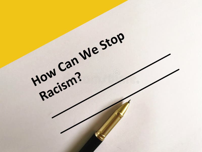 Questionnaire stock image. Image of racism, racist, educate - 212764529
