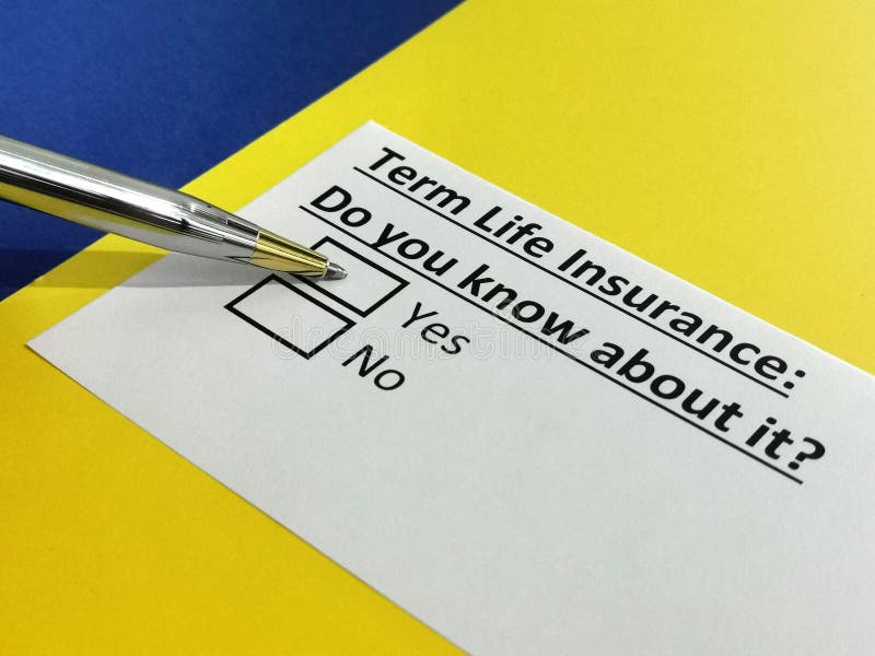 Term Life Insurance - Policy is the Simplest, Purest Form of Life ...