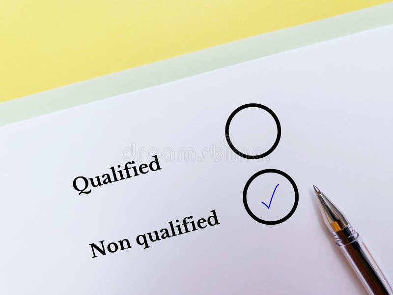 Not Qualified