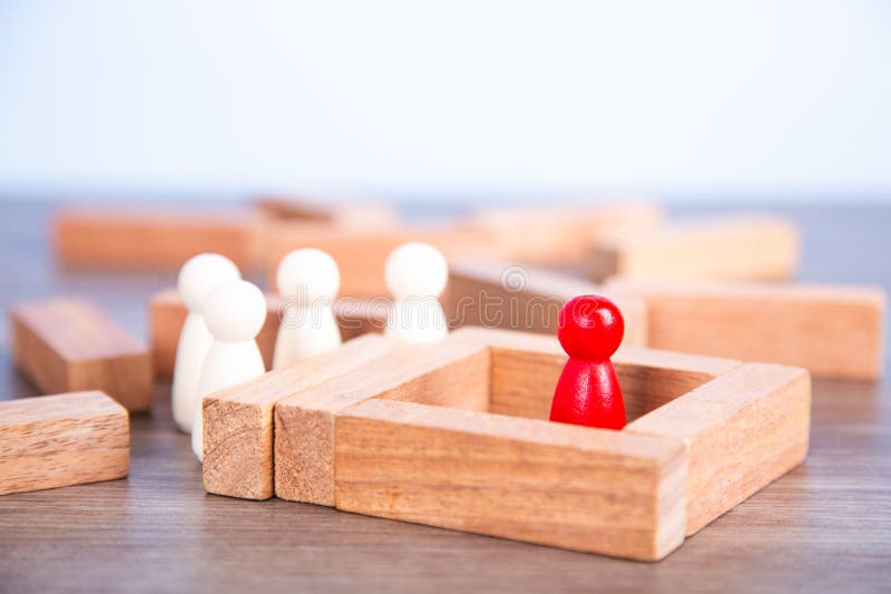 One Person is Different Form the Others in the Middle of the Crowd. Be ...