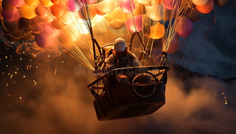 One Person Working Outdoors, Lighting Equipment, Creating a Natural ...