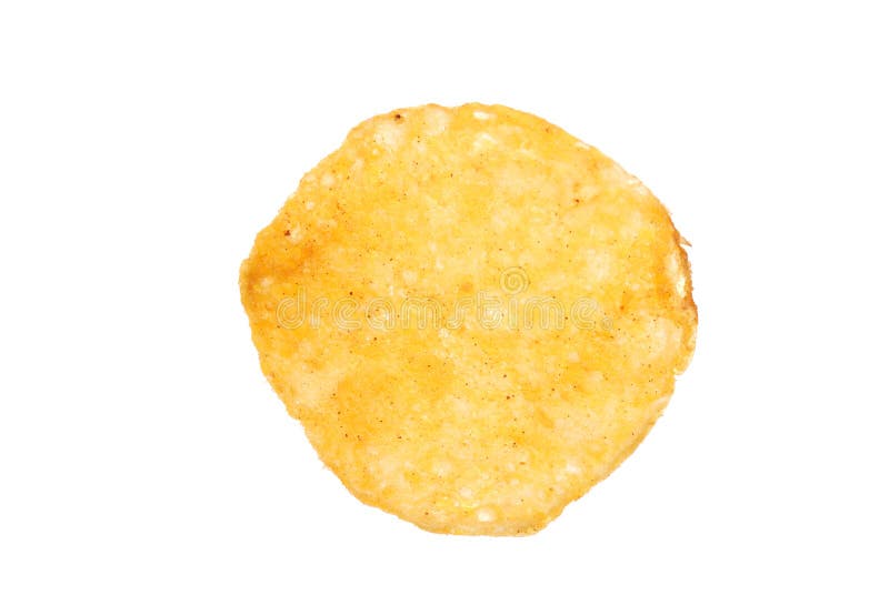The One Piece of Chips Isolated Stock Image - Image of lunch, unhealthy ...