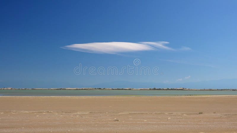 One Piece of Cloud, Standing Still, Rotating in Itself Stock Video ...
