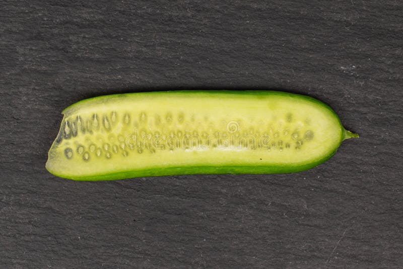 Fresh Mini Cucumber on Grey Stone Stock Image - Image of cucumbre, dark ...