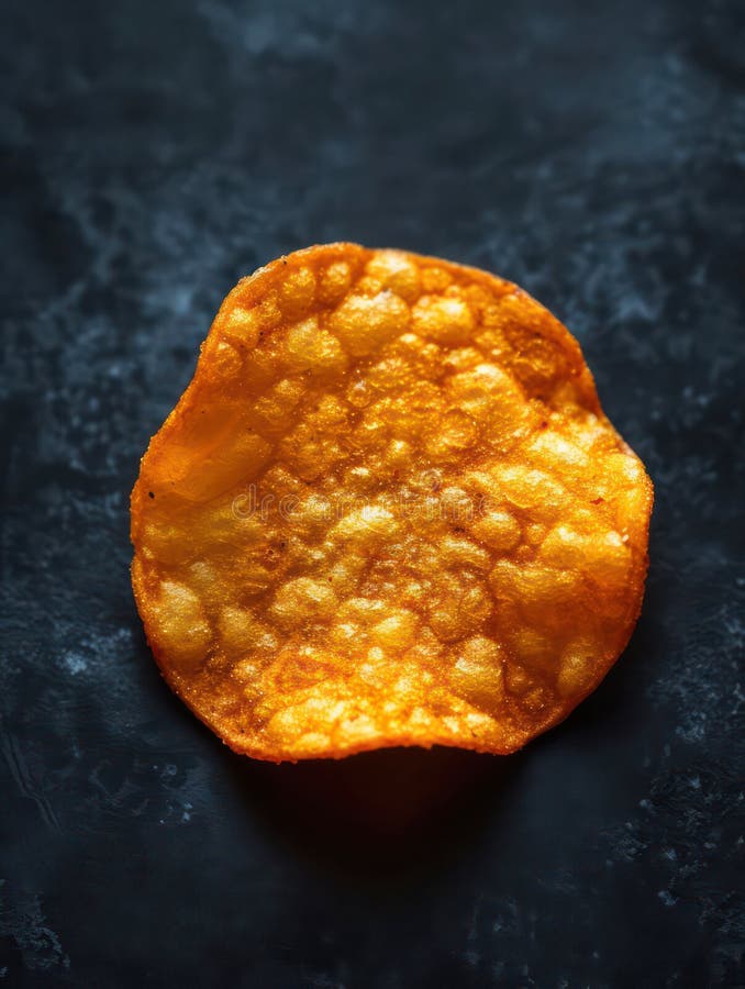 One piece of potato chip stock illustration. Illustration of chips ...