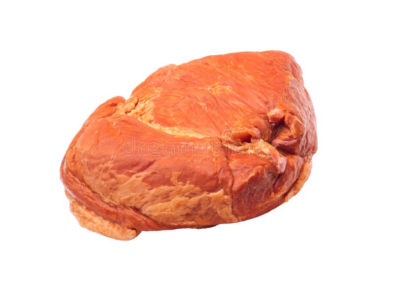 One Piece of Smoked Pork Meat Stock Photo - Image of antipasto, beef ...