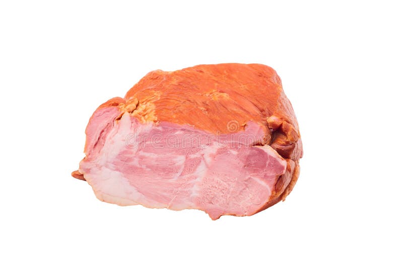 One Piece of Smoked Pork Meat Stock Photo - Image of antipasto, beef ...