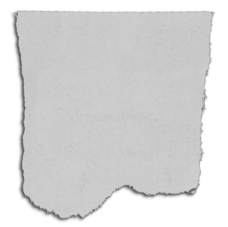 Torn paper piece stock image. Image of photograph, news - 235280833