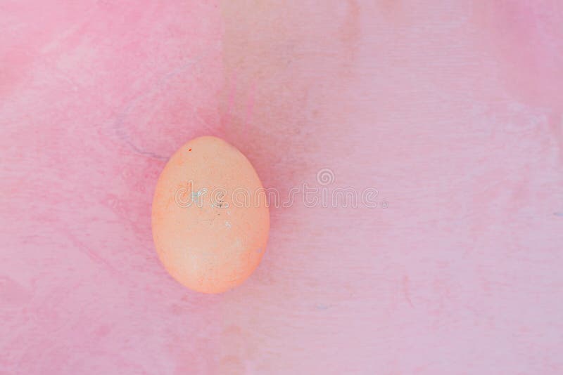 One Pink Easter Egg on a Pink Textured Background Stock Photo - Image ...