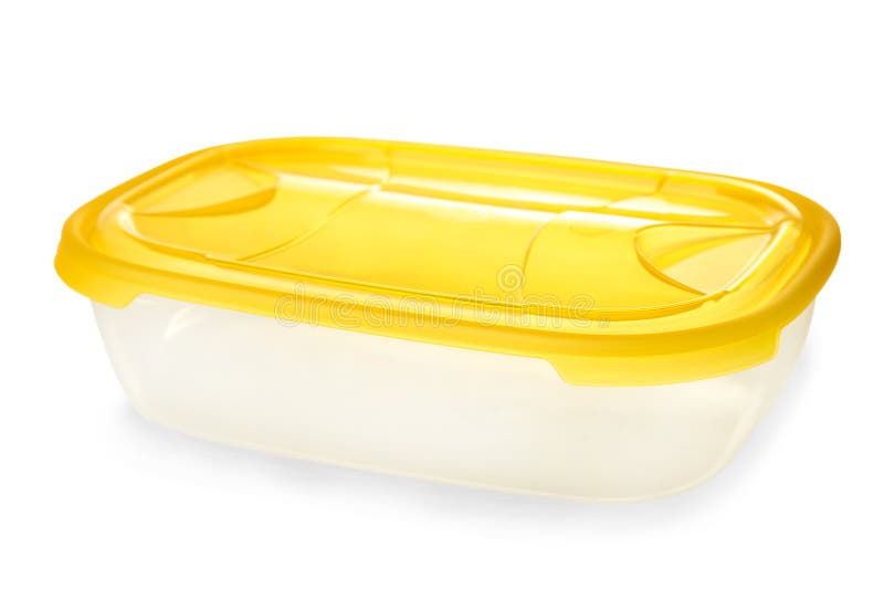 Plastic Transparent Container Stock Photo - Image of white, design ...
