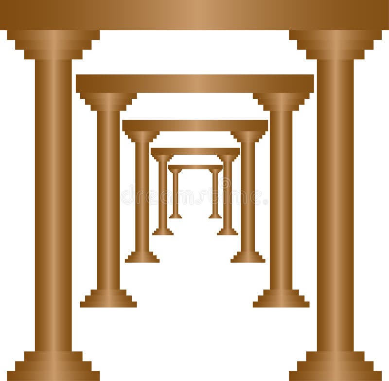 One Point Perspective Grid Background. Abstract Grid Line Backdrop ...