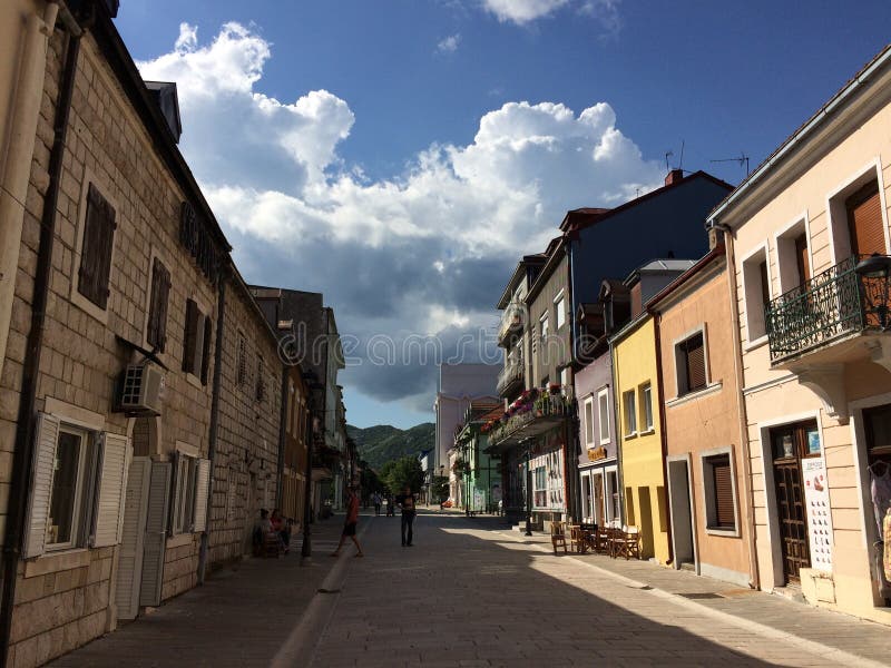 One Point Perspective Looking Straight Up Towards Clear Blue Sky from ...