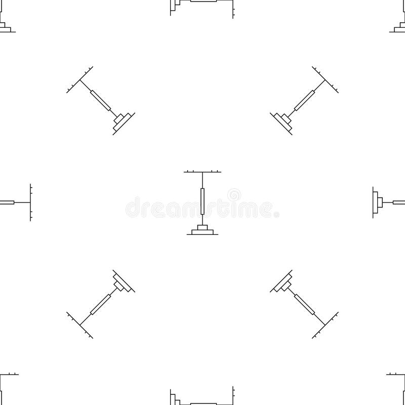 One Pole Pattern Seamless Vector Stock Vector - Illustration of ...