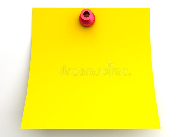 Post-it stock illustration. Illustration of stationery - 434855