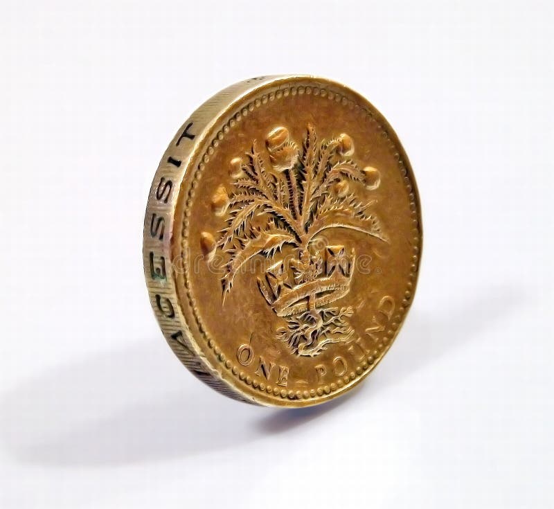 One pound stock photo. Image of earn, investment, coin - 5962278