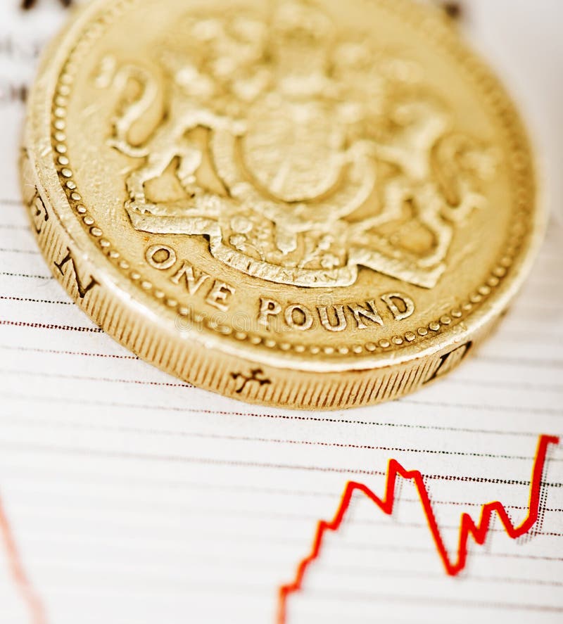 One Pound Coin on a Summary Table Stock Photo - Image of coin, sterling ...