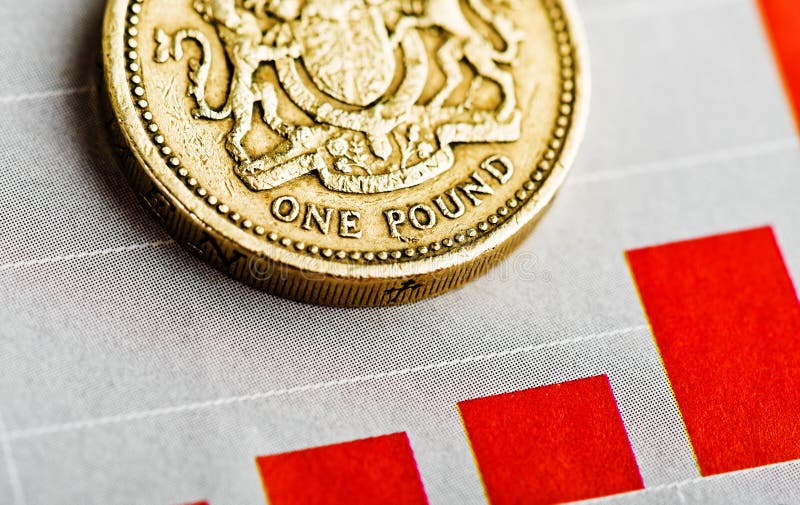 One Pound Coin on a Summary Table Stock Photo - Image of coin, sterling ...