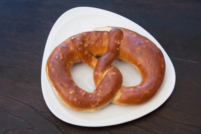 One pretzel stock image. Image of macro, food, europe - 18552951