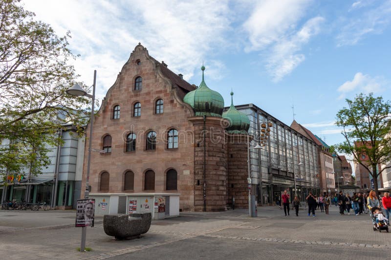 In One of the Quarters of the Old Town in Nuremberg Editorial Image ...