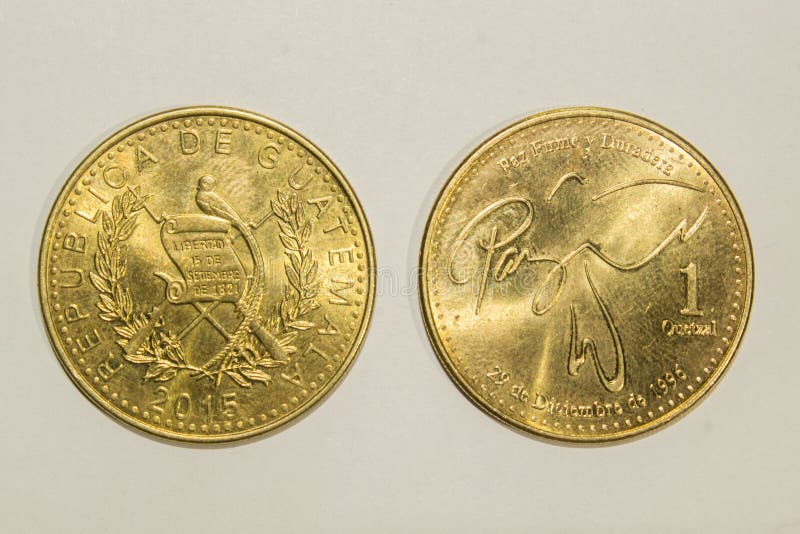 Guatemalan Quetzal Coin Peace