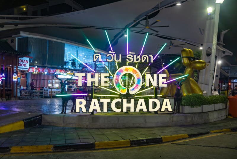 The One Ratchada editorial stock image. Image of ratchada - 319421444