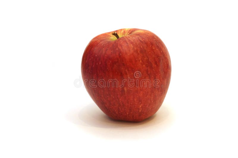 One red apple stock image. Image of ripe, juicy, fruit - 35946921