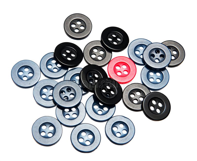 One red button - unique stock photo. Image of buttons - 18150248