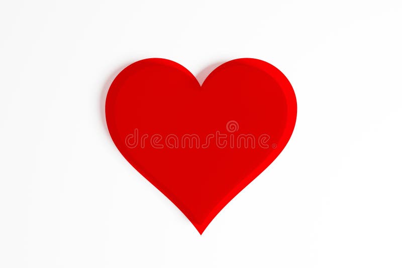One Red Heart stock illustration. Illustration of color - 168934332