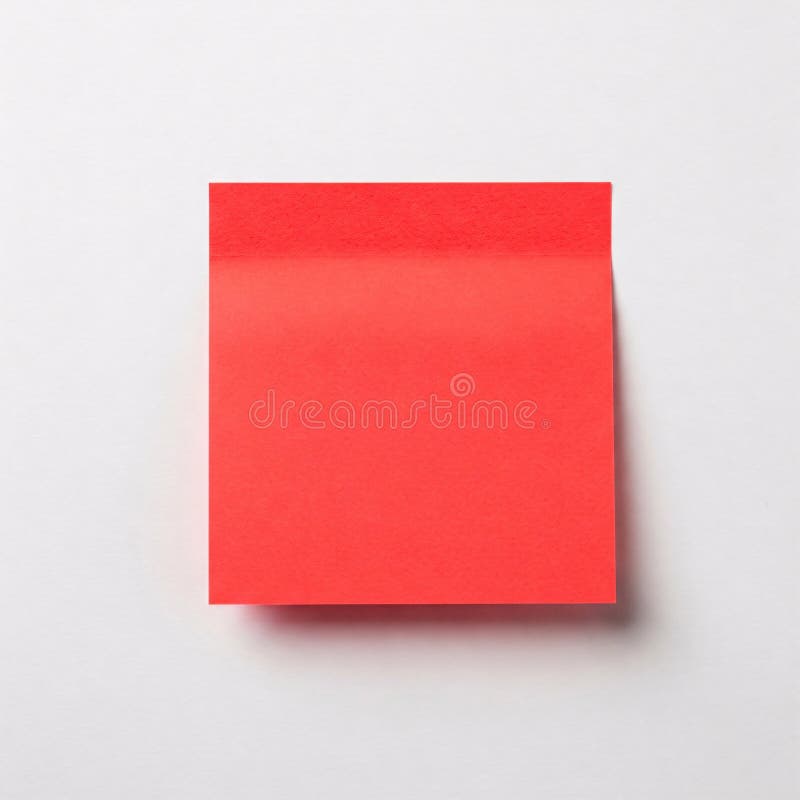 Red Square Sticky Note Stock Illustrations – 955 Red Square Sticky Note ...
