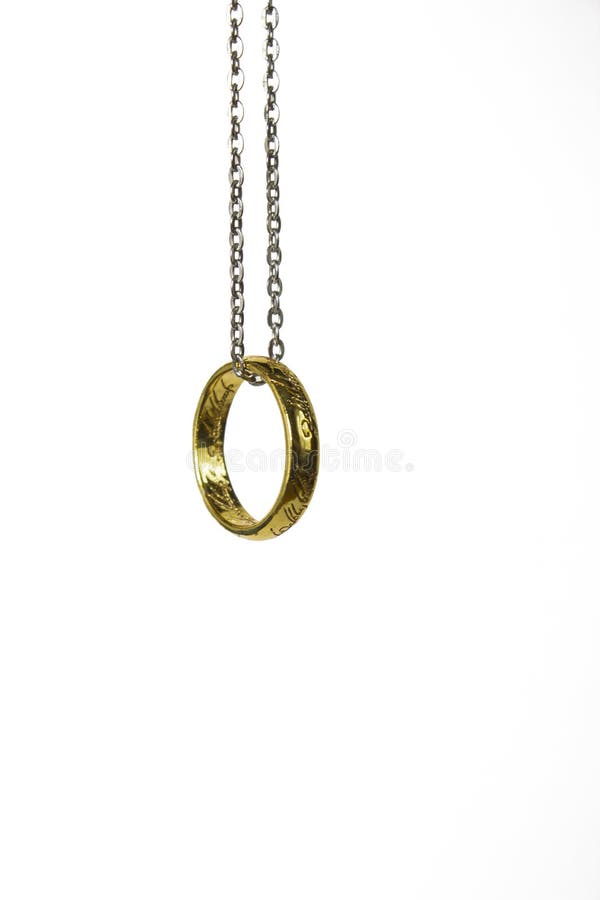 One Ring from Lord of the Rings Stock Image - Image of isolated, shape ...
