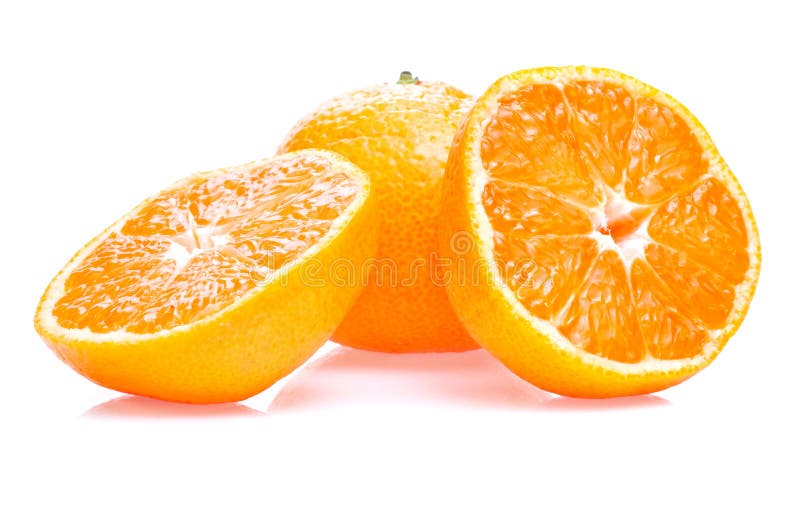 Peeled Tangerine and Tangerine Stock Photo - Image of healthy ...