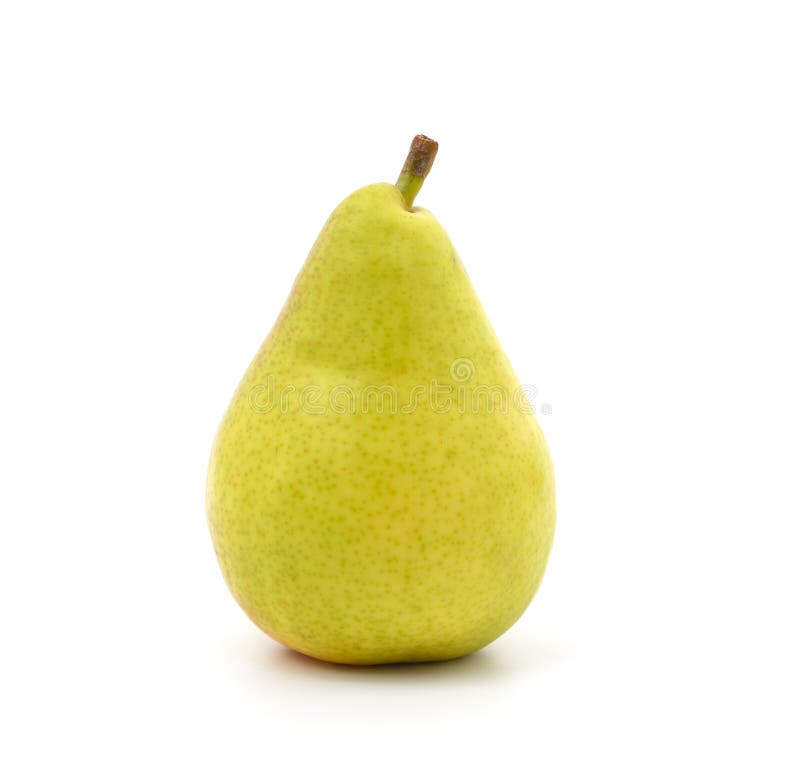 One ripe pear stock image. Image of healthy, tasty, green - 254165161