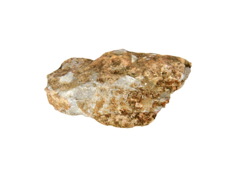One Rock Isolated on White Background with Clipping Path Stock Image ...