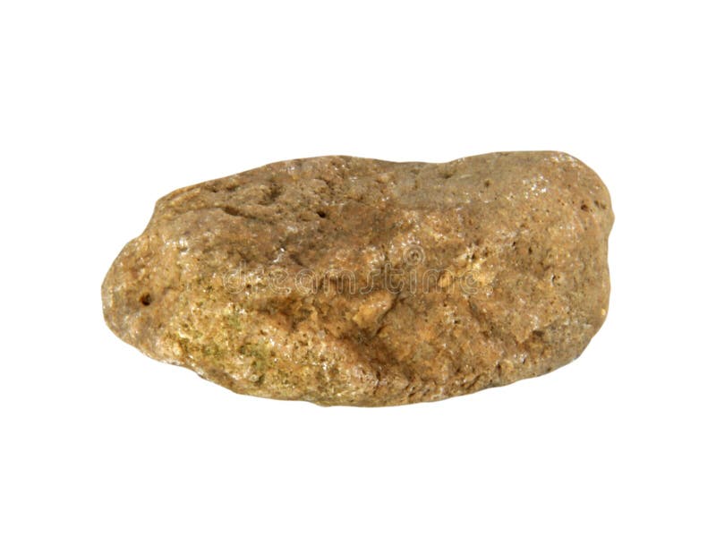 One Rock Isolated on White Background.Selection Focus and with Clipping ...
